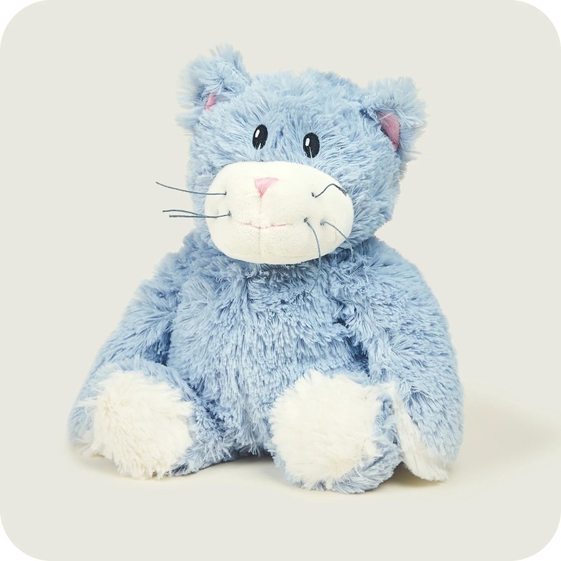Warmies Microwavable Soft Toy Blue Cat - RaynaudsDisease.com
